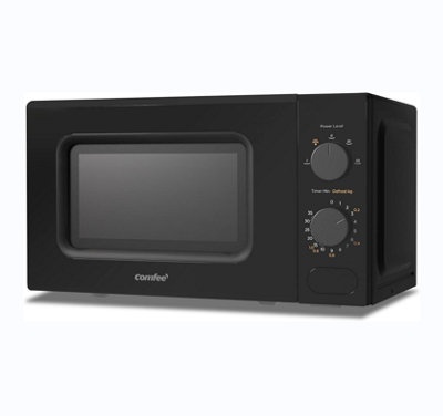 Livingandhome 700W 20L Countertop Microwave Oven with Dual Knob Control ...
