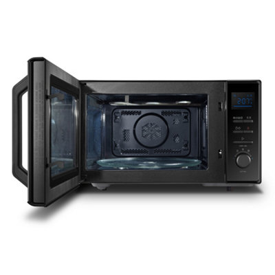Livingandhome Black 25 Litre Freestanding Small Combination Microwave Oven