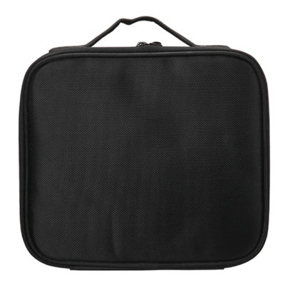 Livingandhome Black Portable Waterproof Zippered Cosmetic Organizer ...