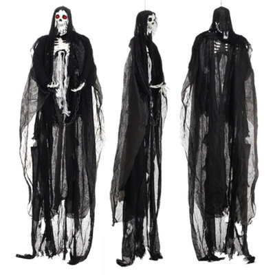 Livingandhome Halloween Horror Skull Decoration Ghost Skeleton Hanging ...