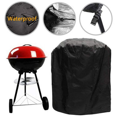 Livingandhome Round Waterproof Barbecue Cover 30 Inch Kettle BBQ Grill ...