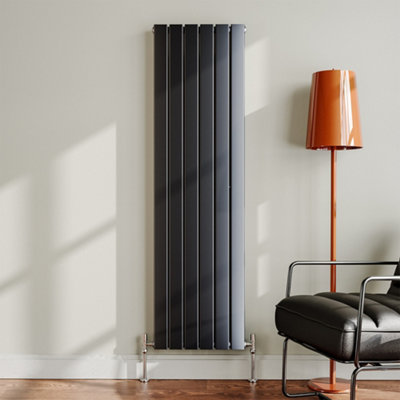 Livingandhome Vertical Designer Double Panel Radiator, W 456 mm x H ...
