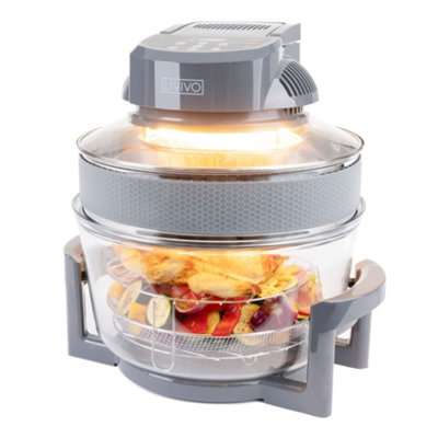 LIVIVO 17L Halogen Air Fryer - Rotary Counter-top Oil Free Cooker Oven ...