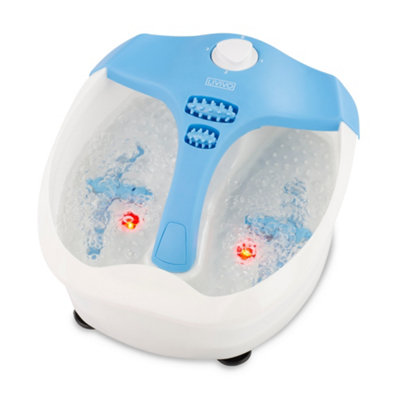 LIVIVO Electric Vibrating Foot Massager & Spa with Heat Bubble ...