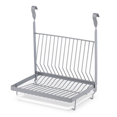 LIVIVO Kitchen Dish Drainer - Large Capacity Aluminum Rack with Drip ...
