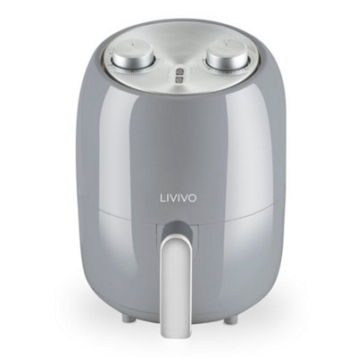 LIVIVO Large Capacity 2L Air Fryer - Grey