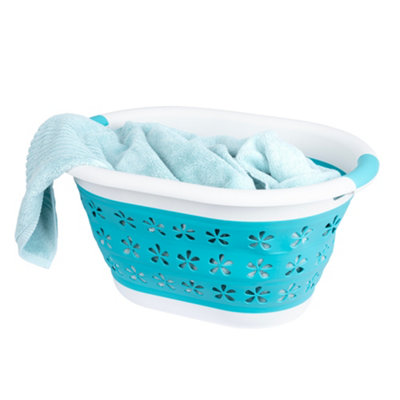 LIVIVO Large Collapsible Laundry Storage Basket, Pop-Up Washing ...