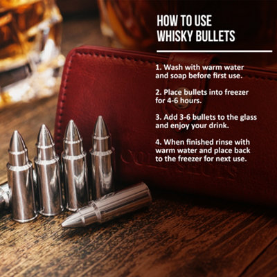 LIVIVO Stainless Steel Drinking Stones - Ice Stones for Drinks ...