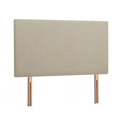 Livorno Strutted Upholstered Headboard 4FT Small Double - Lino Stone