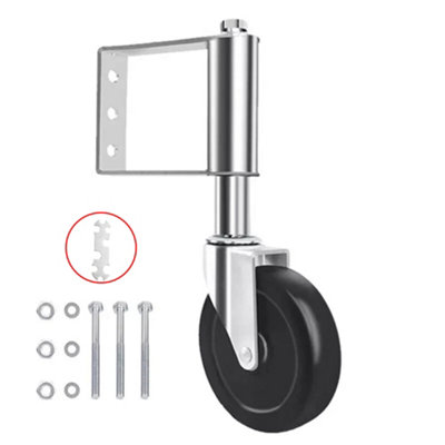 Load Capacity Gate Wheel Heavy Duty Spring Loaded Swivel Caster with ...