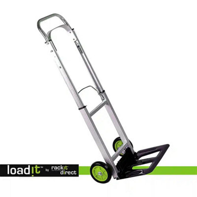 LoadIt 100kg Folding Trolley Sack Truck Barrow, Hand Truck, Moving ...