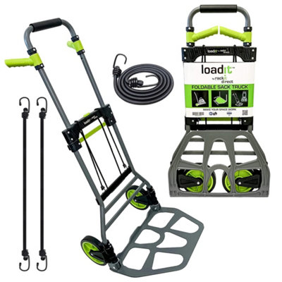 LoadIt 150kg Folding Trolley Sack Truck Barrow - Hand Truck Moving ...