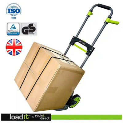 LoadIt 150kg Folding Trolley Sack Truck Barrow - Hand Truck Moving ...