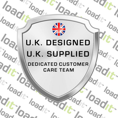 LoadiT Extendable Platform Trolley 225kg Capacity Telescopic Handlebar ...