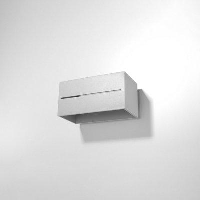 Lobo Aluminium Grey 2 Light Classic Wall Light