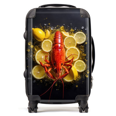 Lobster On Lemons Suitcase - Cabin