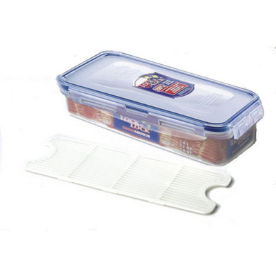 Lock & Lock Bacon Box With Freshness Tray Clear (One Size)