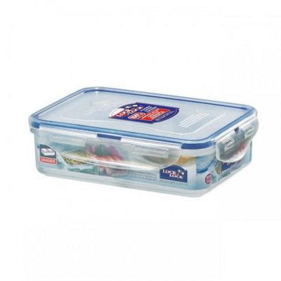 Lock & Lock Rectangular Food Container Transparent (550ml)