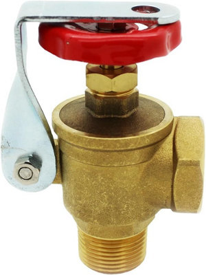 Lockable Gate Valve for Bowser Tank. 1" Inch Tap for Fuel, Oil, Diesel ...