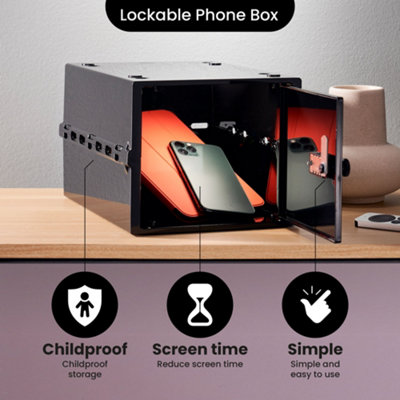 Lockabox One - Everyday Lockable Storage Box for Food, Medicines, Tech ...