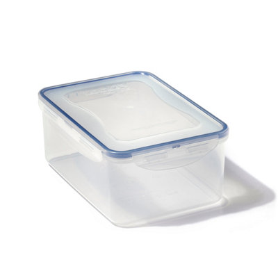 LocknLock Classic Clear Rectangular Plastic Easy Clean Reusable ...
