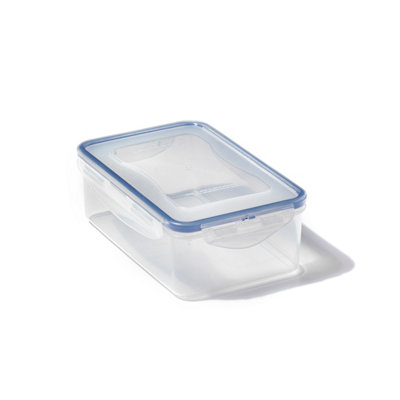 LocknLock Classic Clear Rectangular Plastic Reusable Airtight Food ...
