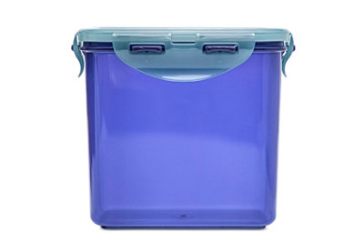 LocknLock Eco Purple Rectangular Recycled Plastic Reusable Airtight Food Storage Container 850ml
