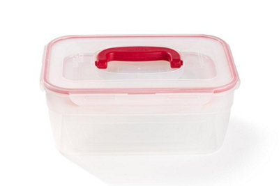 LocknLock Nestable Clear Rectangular Plastic Airtight Food Storage ...