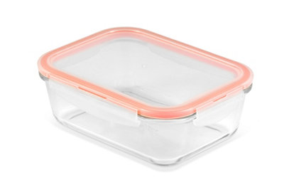 LocknLock Ovenglass Clear Rectangle Glass Dishwasher Safe Airtight Food ...