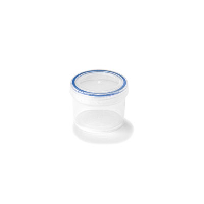 LocknLock Twist Clear Round Plastic Easy Clean Reusable Airtight Food ...
