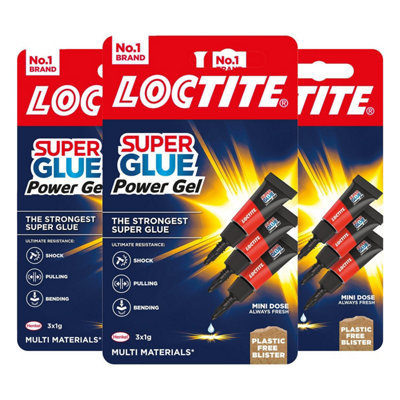 Loctite Mini Trio Strong Glue Gel for High-Quality Repair for All ...