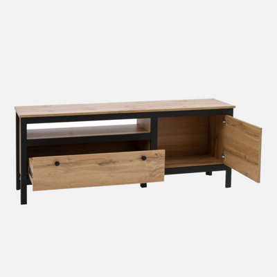 Loft Modern Style 1 Door and Drawer TV Unit with Storage