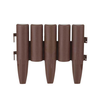 Log-Effect Lawn Edging (Pack of 8)