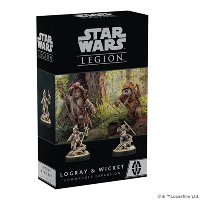 Logray & Wicket Commander Expansion: Star Wars Legion - Brand New and ...