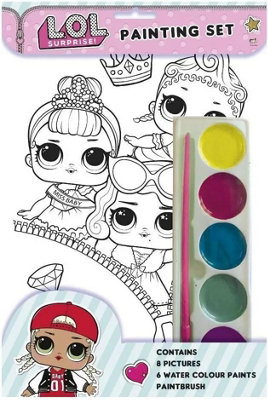 Lol Surprise Art & Crafts Colouring Painting Set Colour Fun Girls Xmas Toy