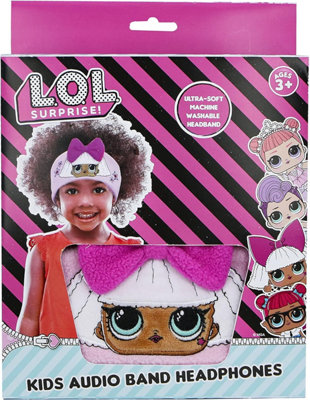 LOL Surprise Fleece Audio-Band Headphones