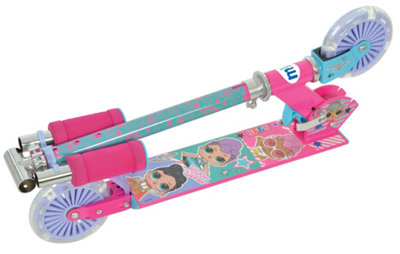 LOL Surprise Light Up Folding Inline Scooter
