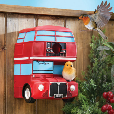 London Bus Bird House All Aboard for Nesting Fun