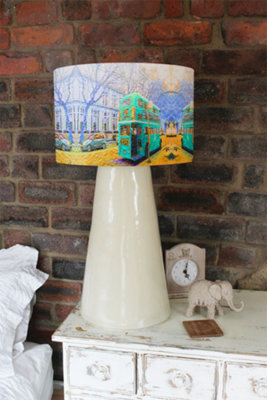 London bus green rear (Ceiling & Lamp Shade) / 25cm x 22cm / Lamp Shade