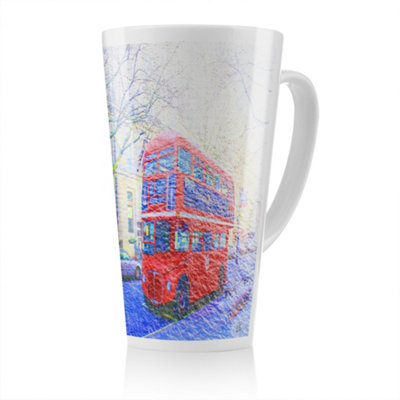 London Bus Red Latte Mug, Stunning Designer mug fit for any home, treat ...