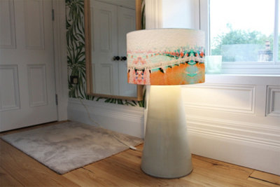 LONDON EYE VEIW Orange (Ceiling & Lamp Shade) / 25cm x 22cm / Lamp Shade