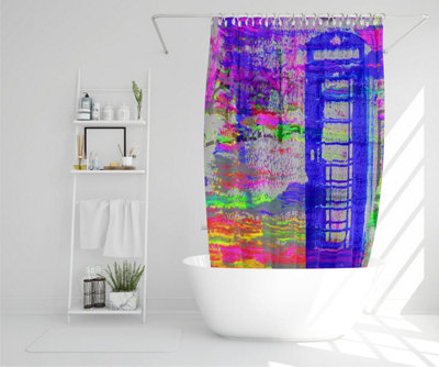 london phone box (Shower Curtain) / Default Title