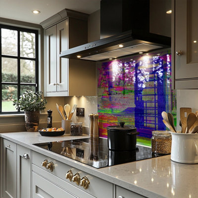 London Post Box Splash Back designer style