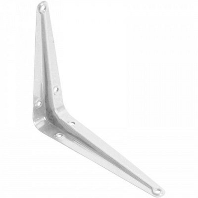 London Shelf Brackets White - Pack of 10 - Heavy Duty Wall Mounted ...