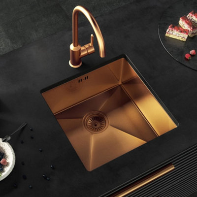 London Sink Company Kensington 1-Bowl Undermount Sink, Brushed ...