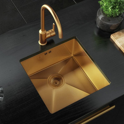 London Sink Company LSC Kensington 1.0 Bowl Brushed Stainless Steel ...