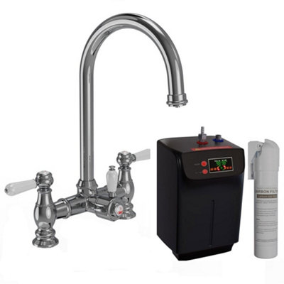 London Sink Company LSC Traditional Bridge 3in1 Boiling Water Kitchen ...