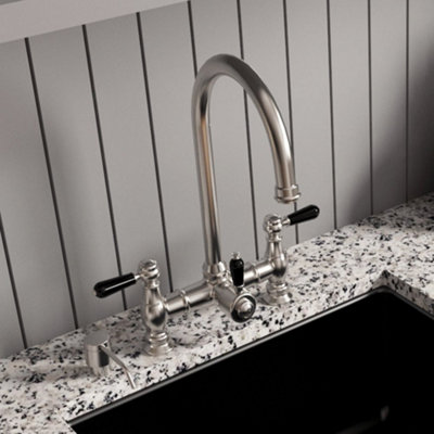 London Sink Company Traditional 3-in-1 Boiling Water Tap & Tank - Black ...