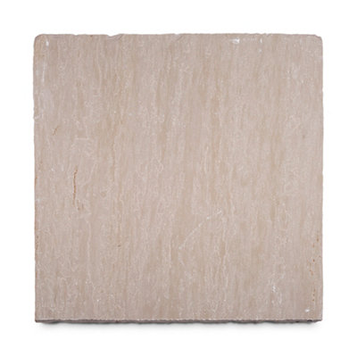 London Stone Raj Green 22mm Indian Sandstone Paving Slabs 600x600 Pack ...
