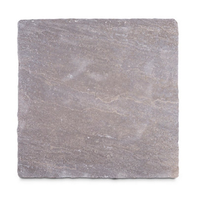 LONDON STONE TUMBLED BLACK 22MM INDIAN SANDSTONE PAVING SLABS PATIO ...